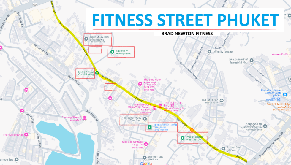 Fitness Street Phuket Accommodation Guide (2025) - Brad Newton Fitness